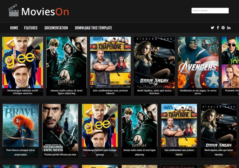 Movies On Blogger Template Premium Version - SoraTemplates