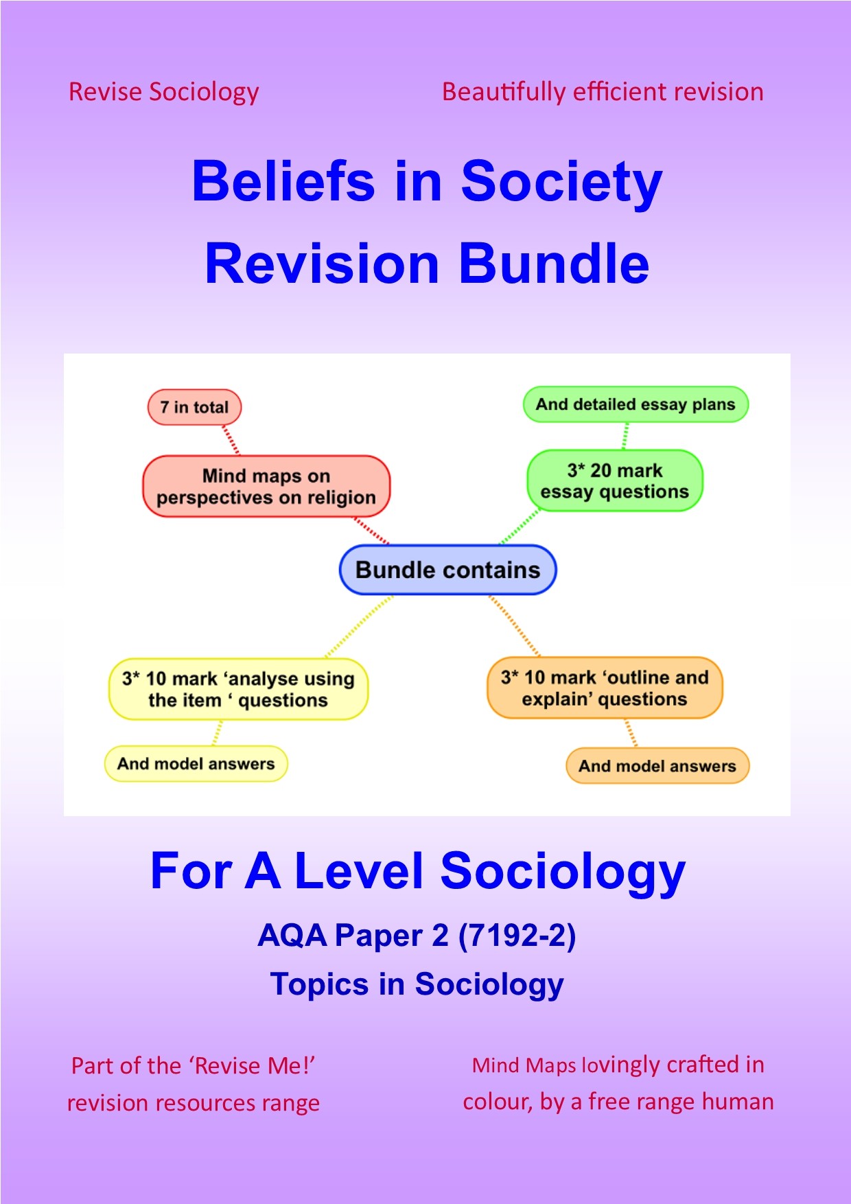 A Level Sociology Beliefs In Society Religion Bundle Revise Sociology a-level-sociology-beliefs-in-society-religion-bundle-revise-sociology