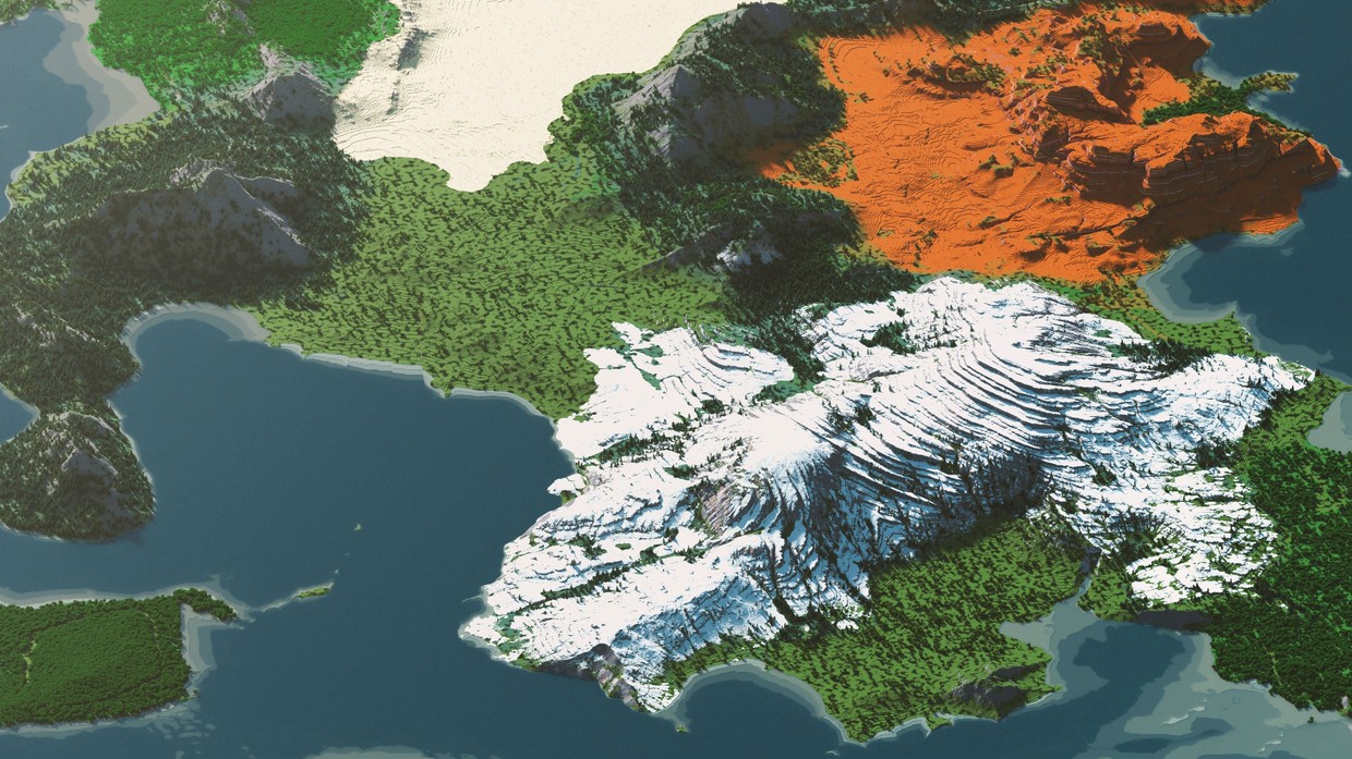 [Terrain] Oblaaniik: 6K Minecraft Terrain Map - Varuna's Pre-Built Store