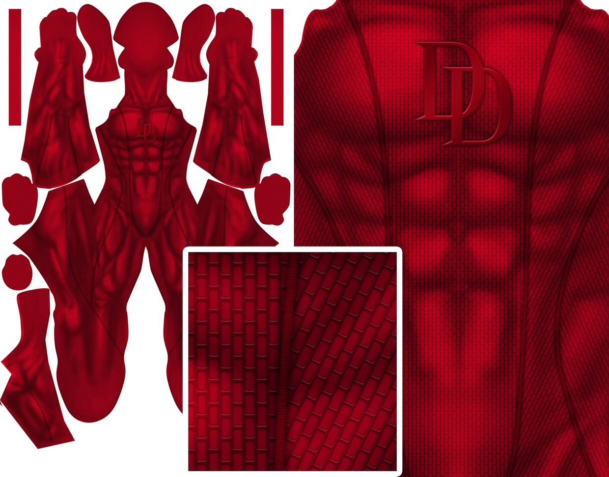 DAREDEVIL pattern file - SUPERGEEK DESIGNS