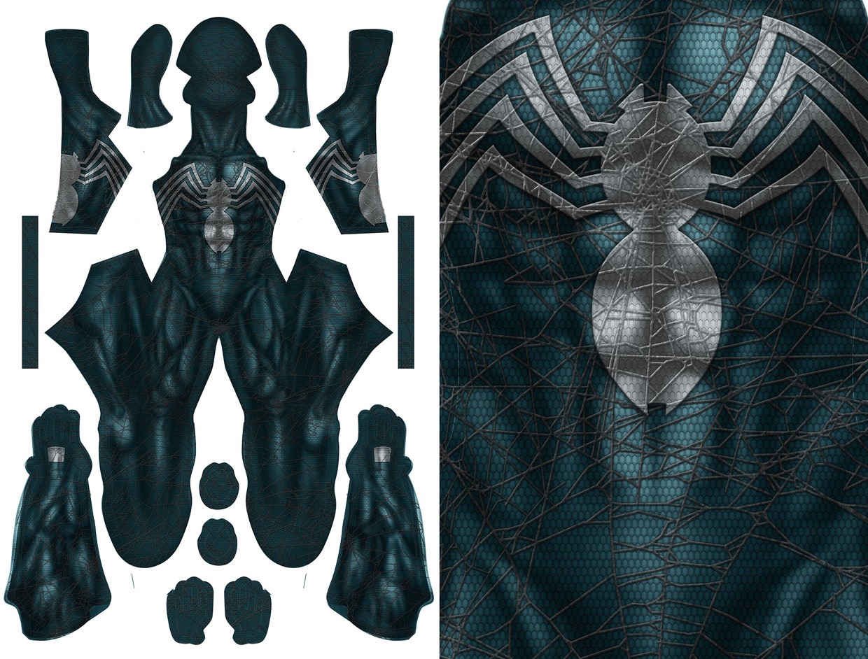 SPIDER-MAN SYMBIOTE CONCEPT pattern file - SUPERGEEK DESIGNS