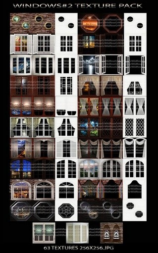 ~ WINDOWS #2 IMVU TEXTURE PACK ~ - WildRoseGr