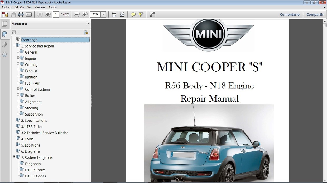 MINI COOPER S R56 2011-2014 - Manual de Taller - Works - Car.Repair.Manuals