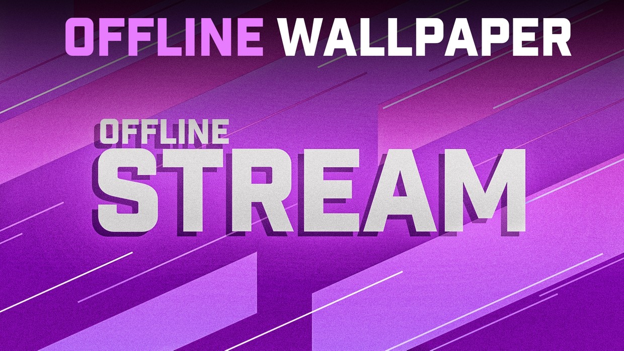 Twitch Streaming Offline Screen Template Speedart Youtube