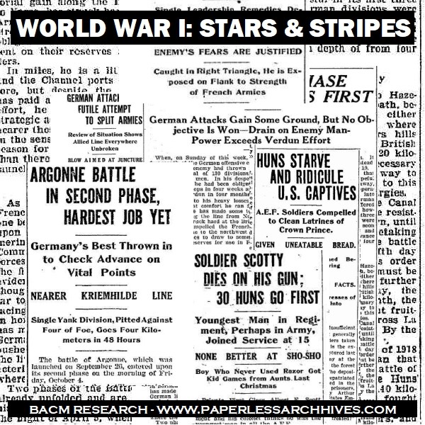 World War I Newspaper: The Stars and Stripes - Downloa ...