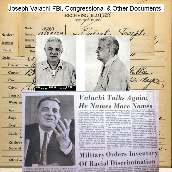 Joseph Valachi FBI Files – Congressional Hearings & O ...