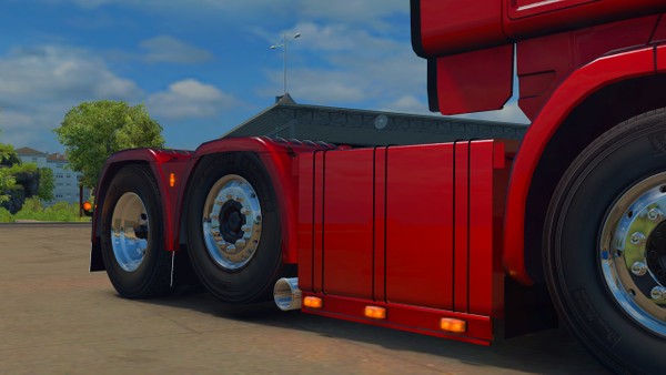 Scania RJL Duel sidepipes and slots - LWJ MODDING