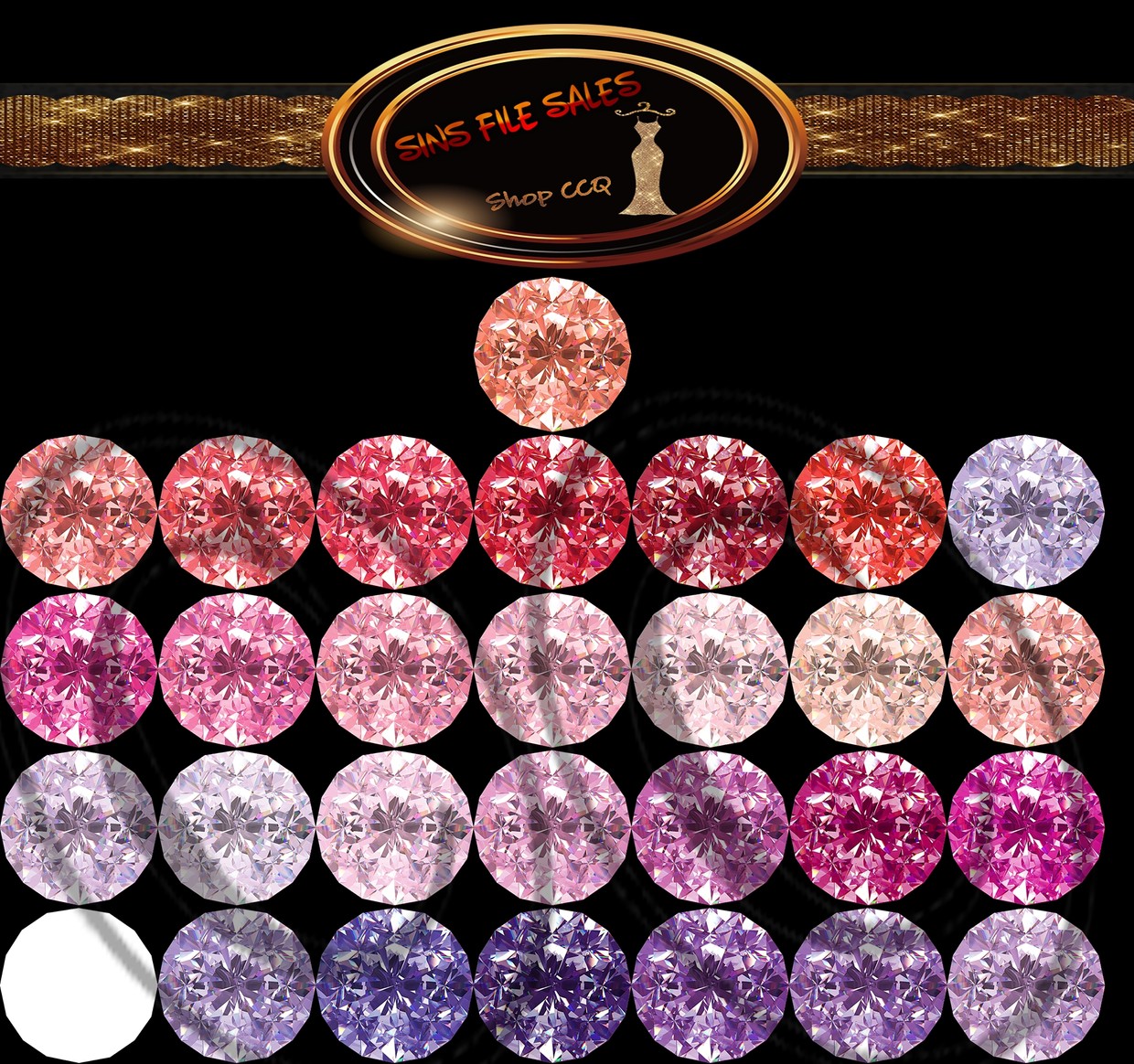Shades Of Diamonds V2 28 Textures + Op Map - IMVU Shop and File Sales