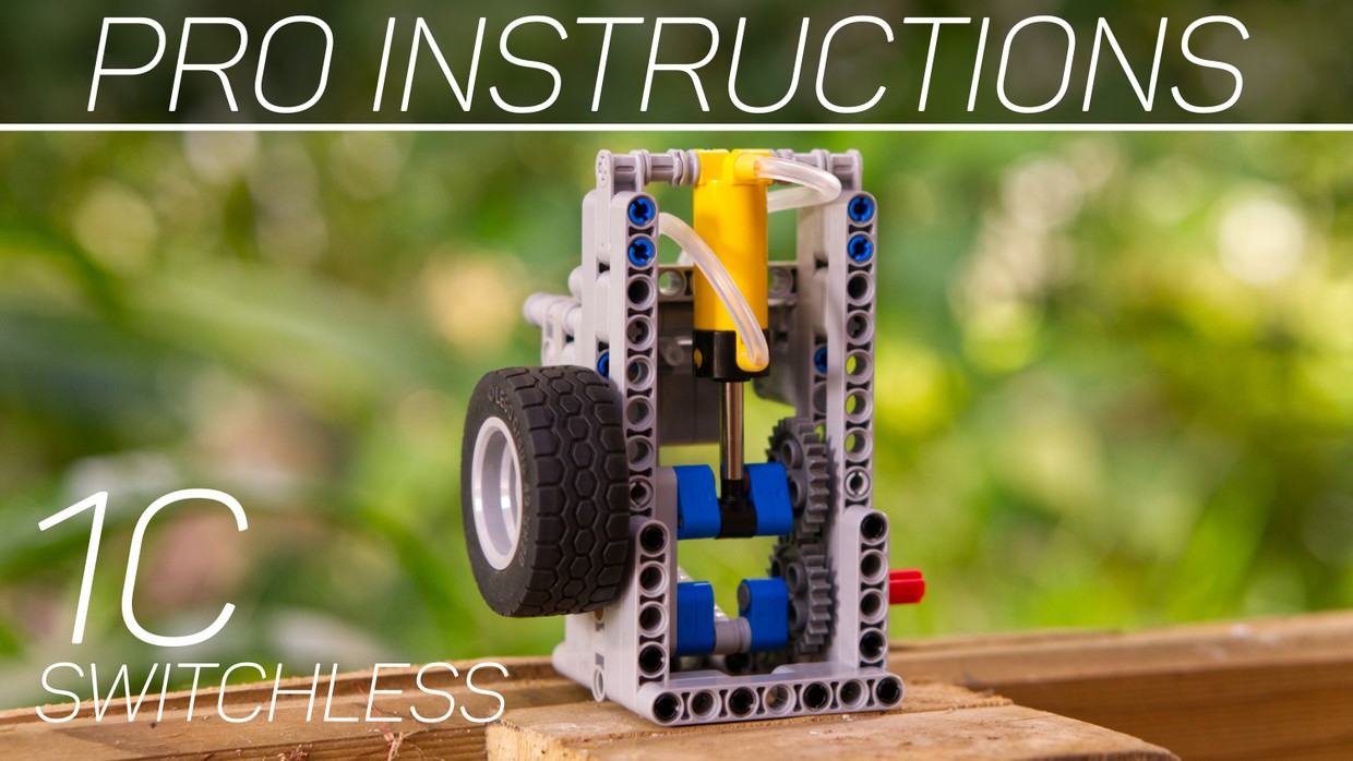 Pro Instructions - 1 Cylinder Switchless Lego Pneumati - Green Gecko ...